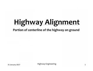 03 Highway Alignment.pdf | Civil Engineering Industry | Industries