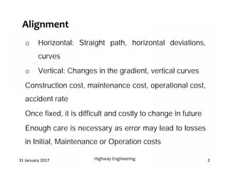 03 Highway Alignment.pdf | Civil Engineering Industry | Industries