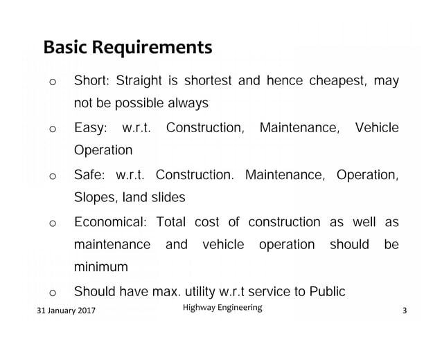 03 Highway Alignment.pdf | Civil Engineering Industry | Industries