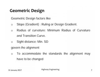 03 Highway Alignment.pdf | Civil Engineering Industry | Industries