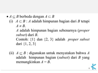 Matematika Diskrit - 03 himpunan - 02 | PPT