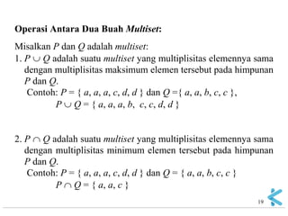 Matematika Diskrit - 03 himpunan - 04 | PDF