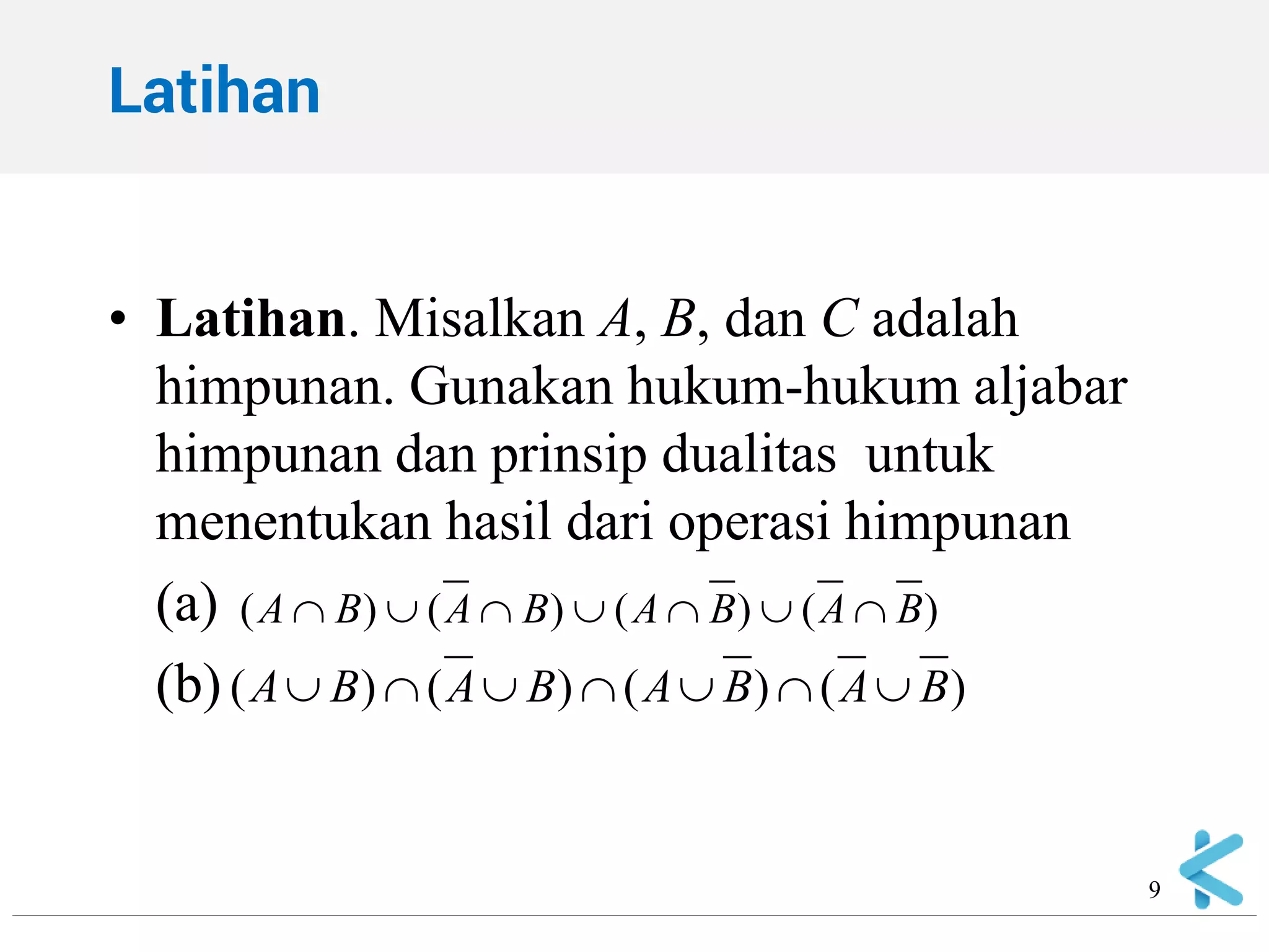 Matematika Diskrit - 03 himpunan - 05 | PDF