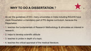 03) how to write dissertation | PPTX