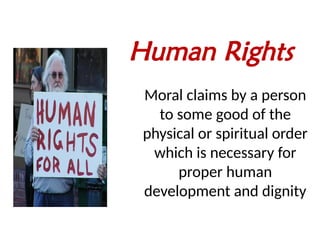 Human Rights in the Catholic Perspective | PPTX