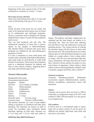 Formulation and evaluation of anti-acne herbal gel | PDF