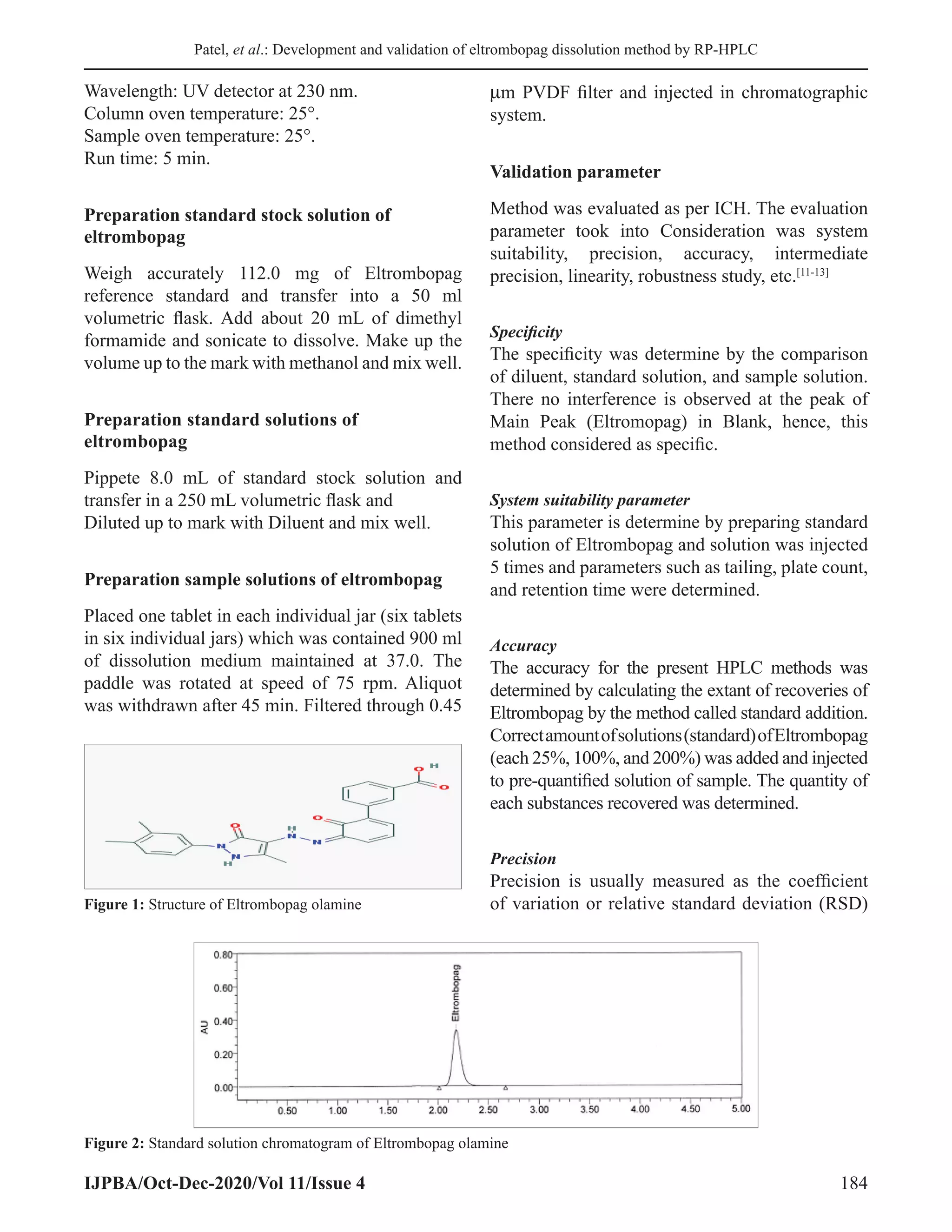 Dissolution Method Validation with Reverse Phase Chromatographic Method for Determination of ...
