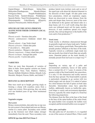 Phytopharmacological Review on Date Palm (Phoenix dactylifera Linn) | PDF