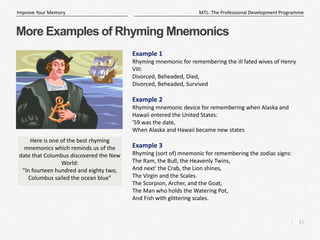 Improve Your Memory | PPT