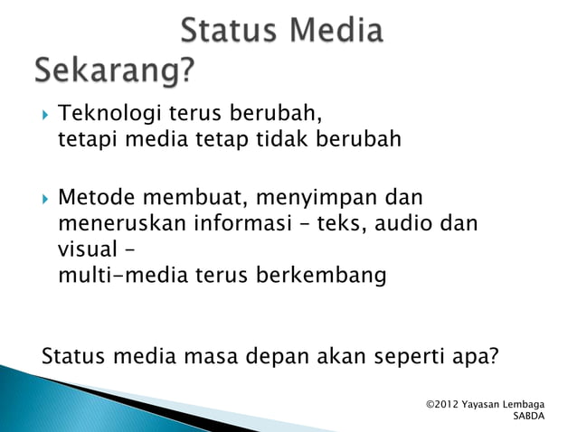 Sejarah Media | PPTX