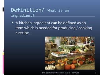 03 ingredients | PPT | Cooking | Food & Drink