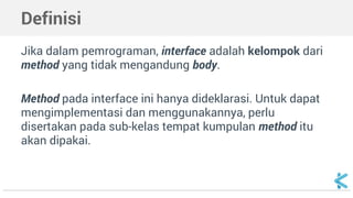 OOP - Interface | PDF