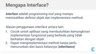 OOP - Interface | PDF