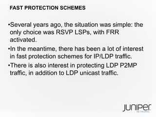 IP/LDP fast protection schemes | PPT