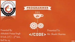 Programming Basics | PPTX