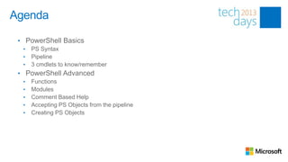 The Power of PowerShell: Advanced | PPT