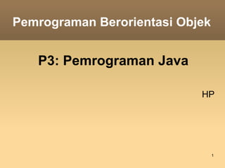 03 java programming | PPTX