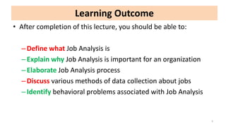 job Analysis | Leadership development in society | PPT