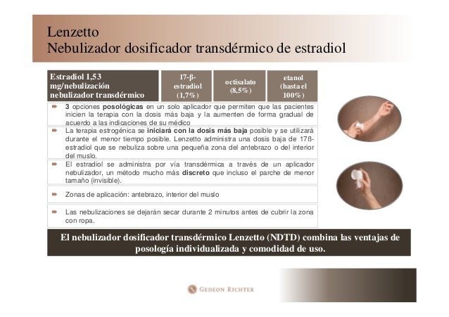 LENZETTO. Nuevo e innovador nebulizador transdérmico para la terapia