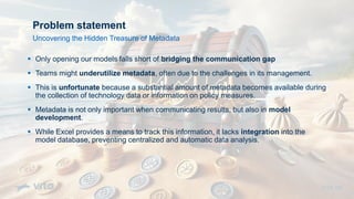 Expanding TIMES with Metadata: VEDA metadata integration and semantic ...