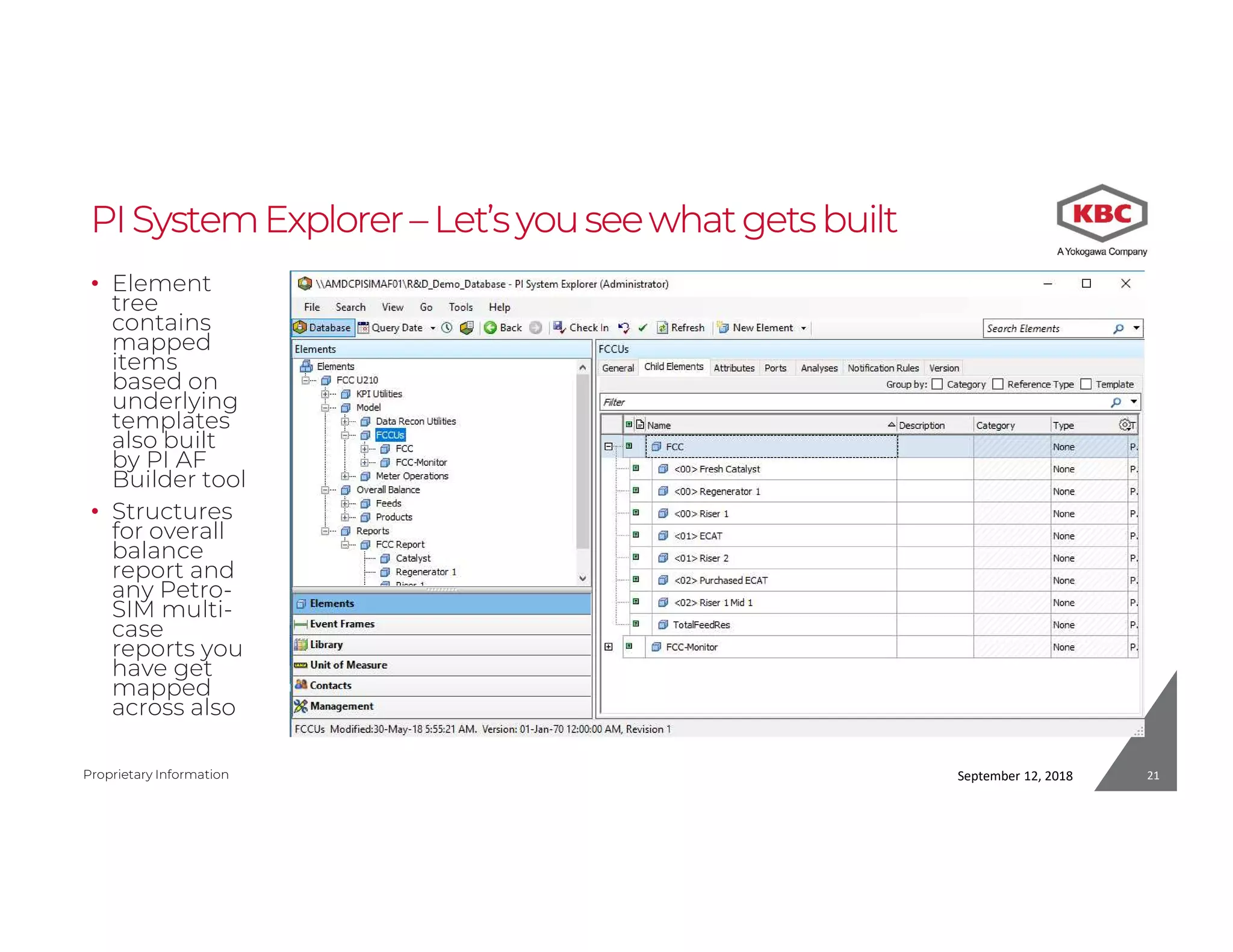 KBC unit monitoring Petro-SIM and PI-AF | PDF