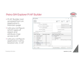 KBC unit monitoring Petro-SIM and PI-AF | PDF | Operating Systems ...