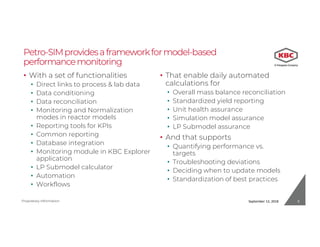 KBC unit monitoring Petro-SIM and PI-AF | PDF | Operating Systems ...