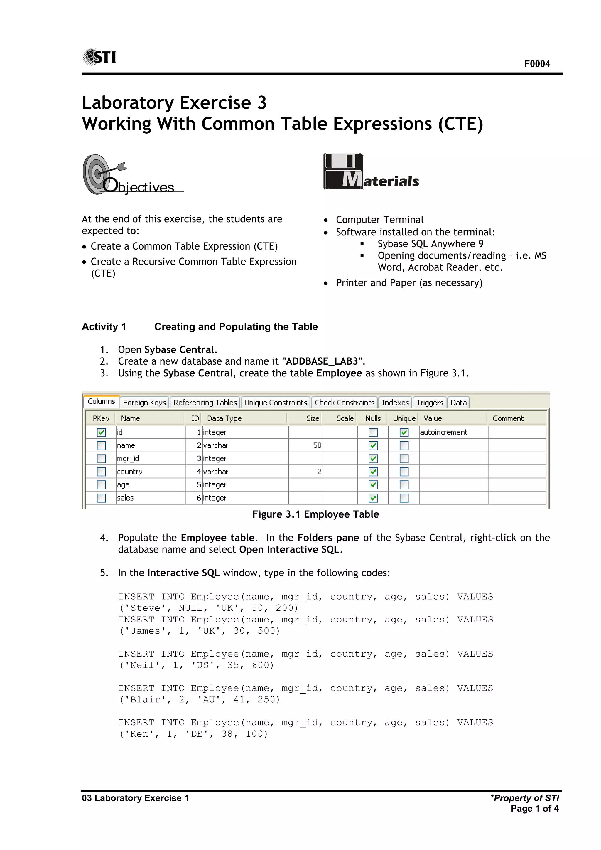 03 laboratory exercise 1 | PDF