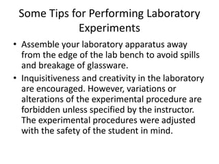 03 laboratory orientation | PPTX