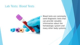 03 laboratory tests part 1 | PPTX