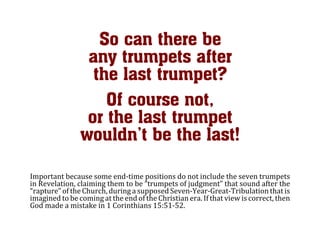 Ellis Skolfield's Teaching Outline 03 Last Trumpet | PDF