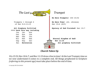 Ellis Skolfield's Teaching Outline 03 Last Trumpet | PDF