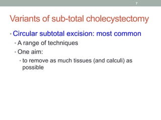 Less-than-total laparoscopic cholecystectomy: how I do it, 2018, by R ...