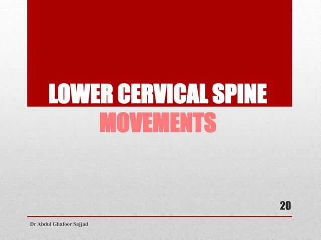 Manual Therapy of the Cervical Spine Kaltenborn Approach "Part A" by ...