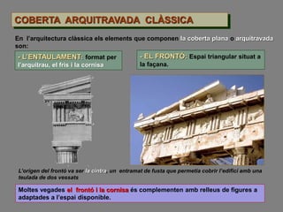 LES ARTS PLÀSTIQUES: ARQUITECTURA | PPTX
