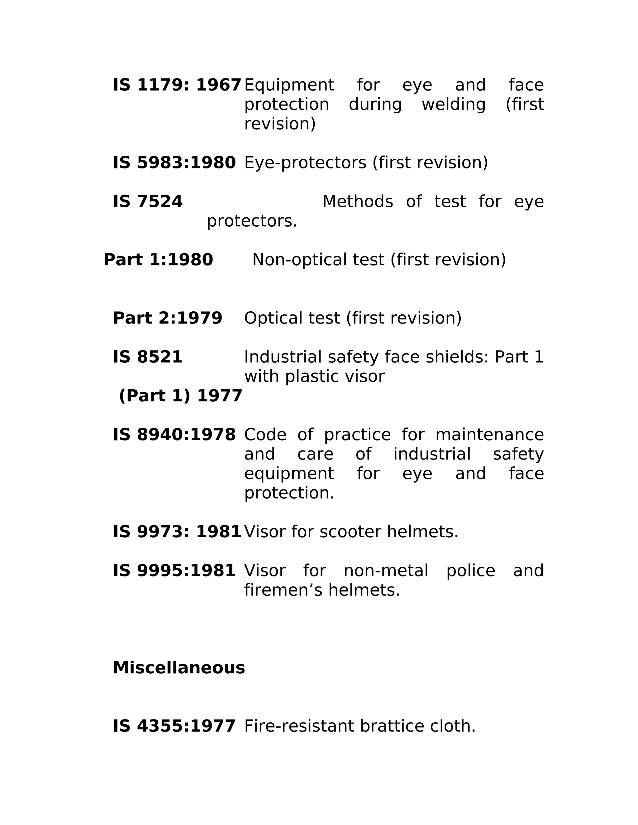03 List of PPE Is Standards.pdf03 List of PPE Is Standards.pdf