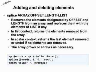 Lists and arrays | PDF
