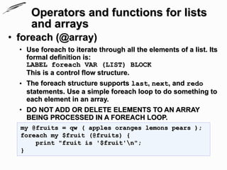 Lists and arrays | PDF