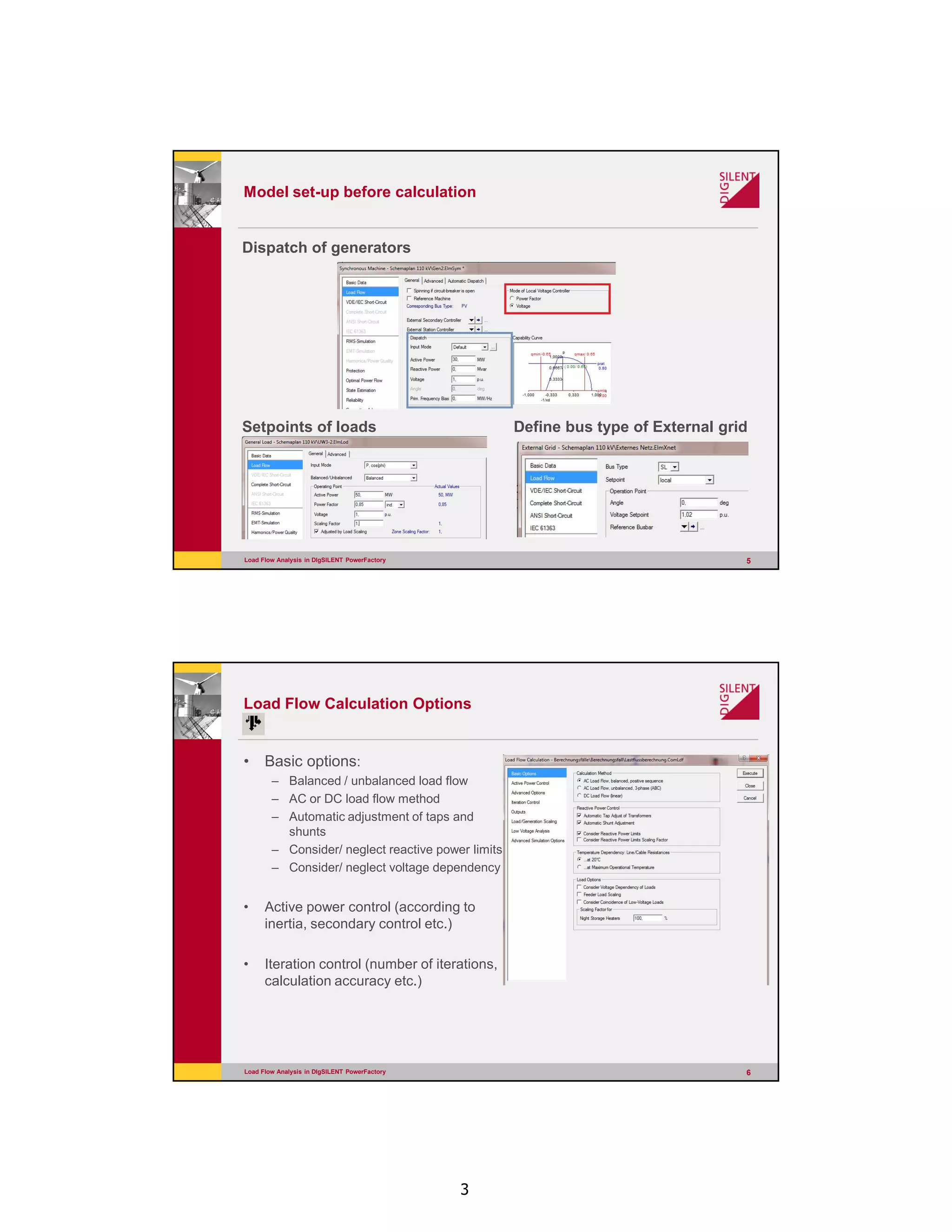DigSILENT PF - 03 load flow analysis | PDF