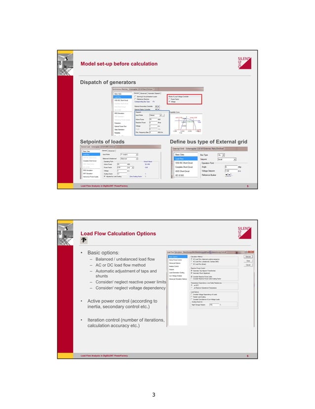 DigSILENT PF - 03 load flow analysis | PDF | Technology & Computing