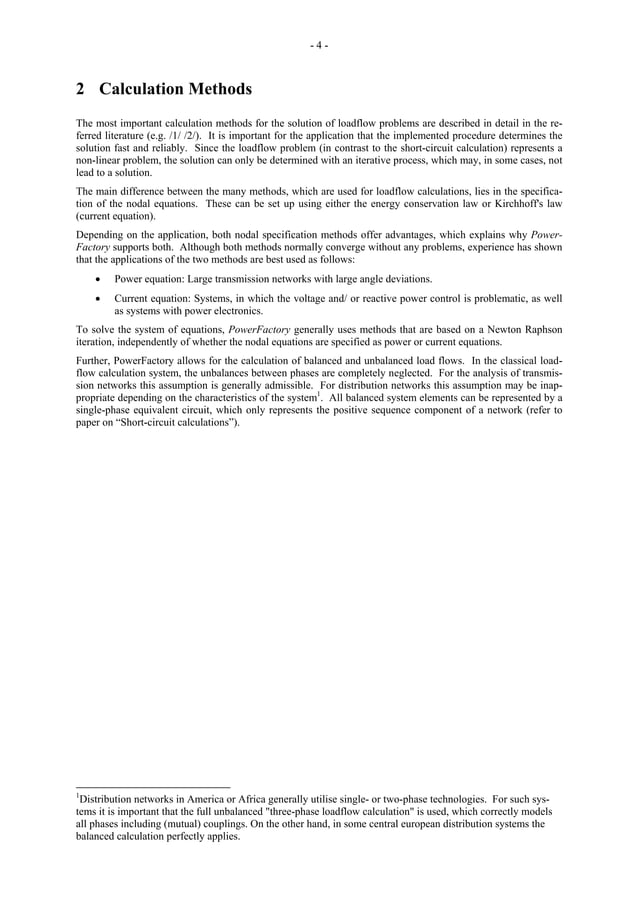 DigSILENT PF - 03 loadflow theory | PDF | Computer Software and Applications | Computing