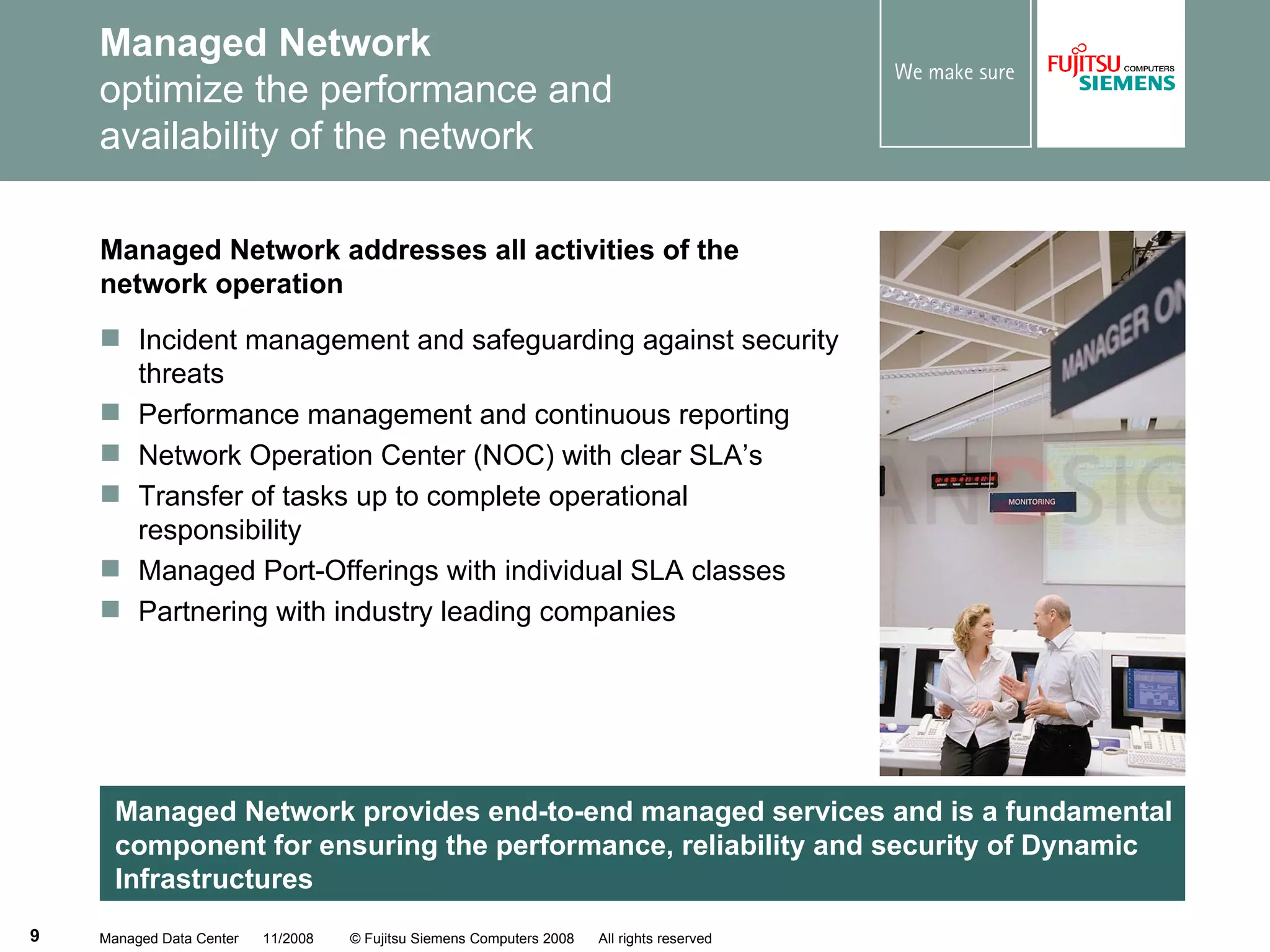 VISIT2008 Managed Data Center | PPT
