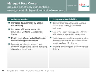 VISIT2008 Managed Data Center | PPT