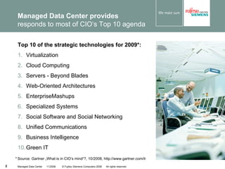 VISIT2008 Managed Data Center | PPT