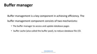 Managing Memory & Locks - Series 1 Memory Management | PPT