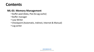 Managing Memory & Locks - Series 1 Memory Management | PPT