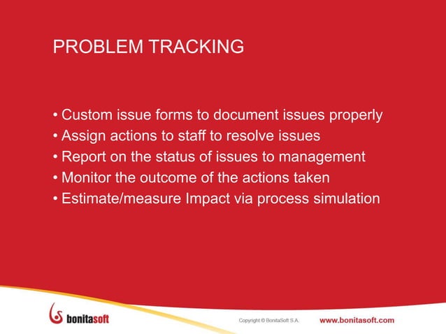 Problem Tracking with BPM | PPT