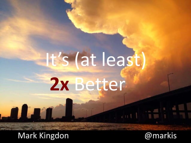 [PREMONEY MIAMI] Quixotic Ventures >> Mark Kingdon, "Why I Moved To Miami: Investing Locally" | PPT