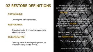 Sustainability: from Restorative to Regenerative | Martin Brown ...