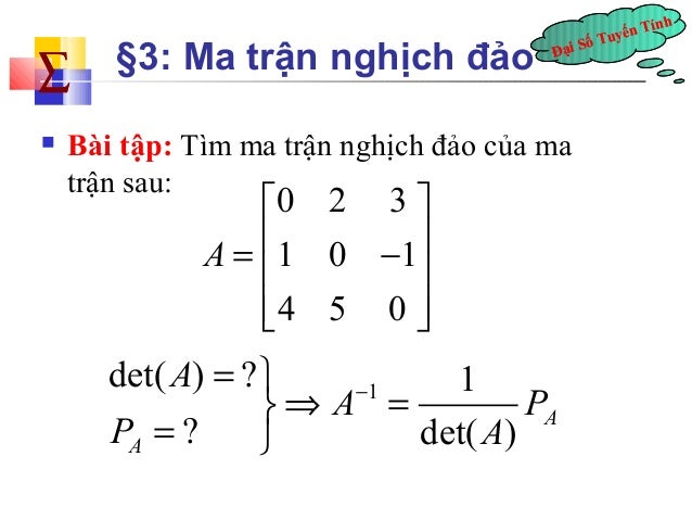 03 ma tran nghich dao